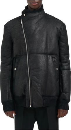 Rick Owens Homme, Vestes, Noir, Taille: M Hollywood Flight Bomber Jacket