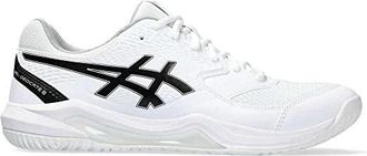 Asics Homme Gel-Dedicate 8 Zapatillas, White Black, 40 EU