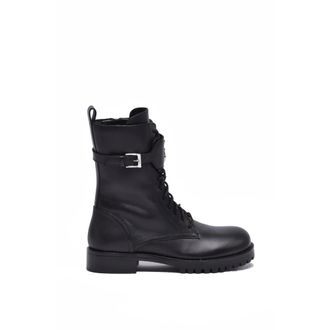 Patrizia Pepe Femme, Chaussures, Noir, Taille: 41 EU Bottine Cuir Semelle Fermeture &Eacute;clair