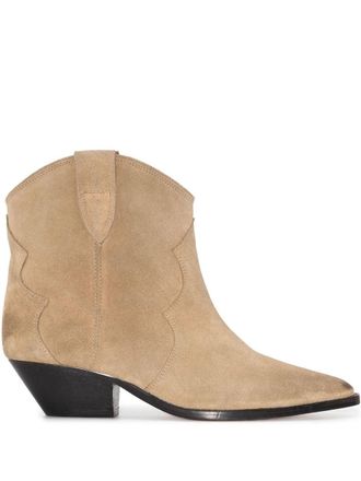 Isabel Marant bottes Dewina 40 mm dinspiration western - Tons neutres