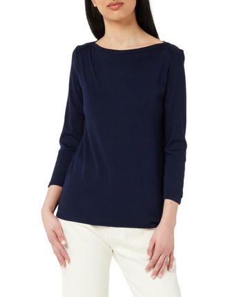 Benetton Damen Pullunder Maglia M/L, Blau (Blu 016), S