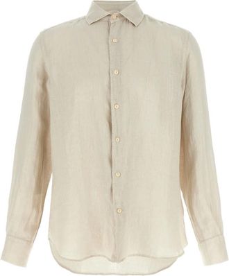 MC2 Saint Barth Homme, Chemises, Beige, Taille: L Pamplona Shirt