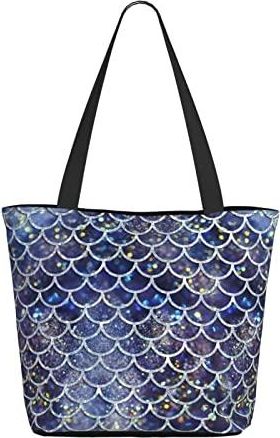 AOOEDM Fish Scales-1 Sac &agrave; provisions pour femme 13 x 11 x 7 pouces. Le cadeau parfait pour la Saint-Valentin. Cest de la Saint-Valentin pour maman, fille, &eacute;