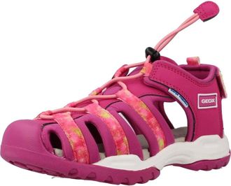 Geox J Borealis Girl Sandal, Cyclamen, 39 EU