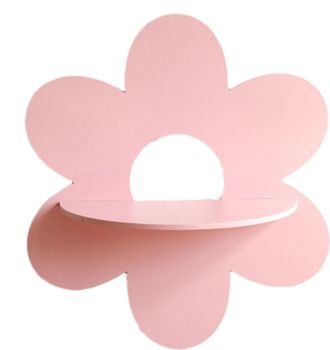 Generic Schwebendes Blumenregal - Wandregal aus Holz, kleine schwebende Regale im Boho-Stil, niedlicher -Wand-Organizer für Schlafzimmer, Bad, Wohnzimmer, Hei