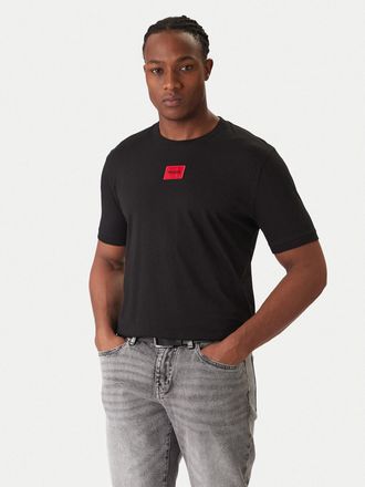 HUGO BOSS Hugo T-Shirt Diragolino212 50447978 Schwarz Regular Fit