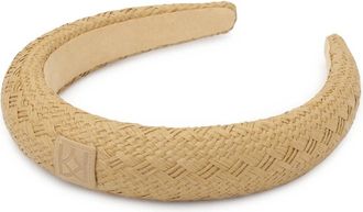 Kazar Hellbraunes Papierstroh-Haarband - - Accessories - Damen - Braun - ONE SIZE