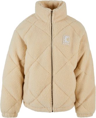 Karl Kani Herren KM224-057-1 KK OG Rhombus Teddy Puffer Jacket Cream Cream, XS