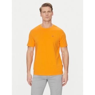 Napapijri T-Shirt Salis NP0A4H8D Orange Regular Fit
