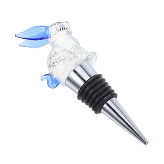 Cabilock Weinverschluss Mit Kristallkaninchen F&uuml;r Glasflaschen Wiederverwendbar Dekoratives Flaschenverschluss Zubeh&ouml;r Versiegeltes Design F&uuml;r Frische