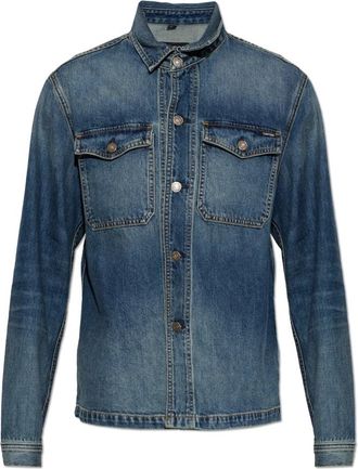 Tom Ford Denimhemd - - Shirts - Herren - Blau - M