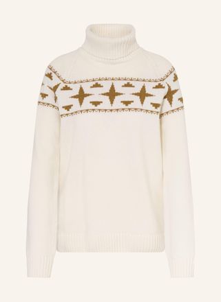 8848 Altitude Rollkragenpullover Sage Aus Merinowolle weiss