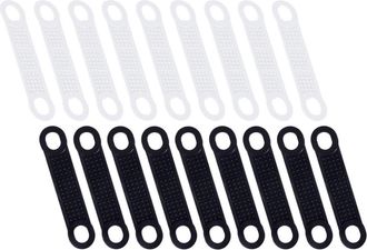 NUOBESTY 50st&uuml;cke Silikonstreifen Zum Anti-rutsch F&uuml;r Kleiderb&uuml;gel Selbstklebende Haftpads F&uuml;r Glatte Holzkleiderb&uuml;gel F&uuml;r Tanktops Und Empfindliche Textilien