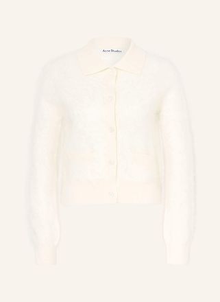 Acne Studios Strickjacke Aus Cashmere weiss