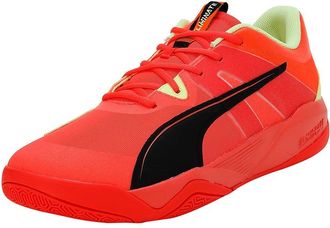 Puma Unisex Adults Sport Shoes ELIMINATE PRO II Indoor Court Shoes, RED BLAST-FAST YELLOW-PUMA BLACK, 46