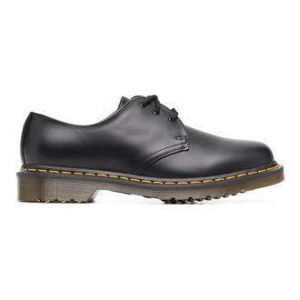 Dr. Martens Homme, Chaussures, Noir, Taille: 40 EU Noir Cuir Chaussures &agrave; lacets Mocassins