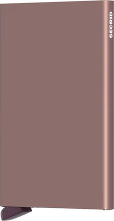 Secrid Card Protector Color Rose Kartenetui aus Aluminium f&uuml;r 4 Karten mit oder 6 Karten ohne Pr&auml;gung, Ma&szlig;e: 10,2 x 6,3 x 0,8 cm, C-Rose