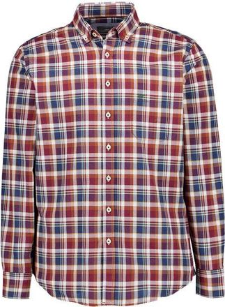 Fynch-Hatton Fynch-Hatton Herren Hemd rot Oxford