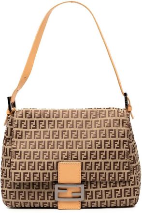 Fendi Hobo Bags - Zucchino Canvas Mamma Forever - Gr. unisize - in Braun - f&uuml;r Damen