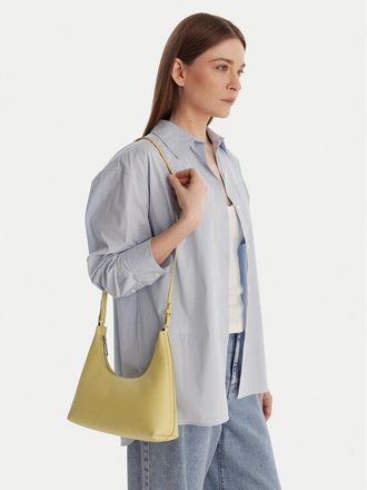 Calvin Klein Handtasche Foil Logo Conv Shoulder Bag LV04F3272G Gelb