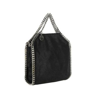 Stella McCartney Tiny Shaggy Top Handle Bag - Black