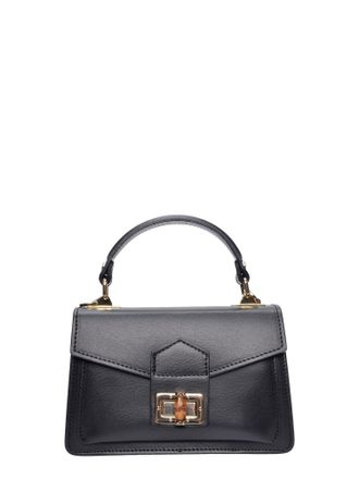 Roberta M Schwarz Rindsledertasche