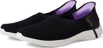 Skechers Damen On-The-go Swift-Advanced Hands Free Slip-ins Sneaker, Textil schwarz, 37.5 EU