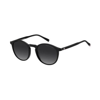Tommy Hilfiger Lunettes de soleil rondes - Homme - Accessoires - Noir - Taille: 51 MM