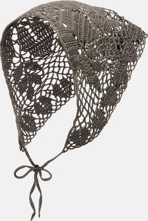 Magda Butrym Foulard en crochet de coton