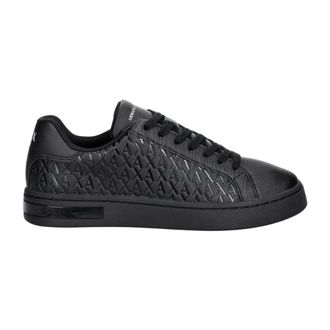 A|X Armani Exchange Homme, Chaussures, Noir, Taille: 44 EU Logo Baskets