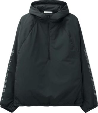 Fear of God Homme, Vestes, Noir, Taille: XL Anorak Demi-Zip