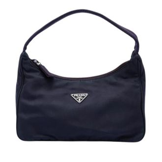 Prada Pre-owned Nylon Schultertasche - - Pre-owned - Damen - Lila - ONE SIZE