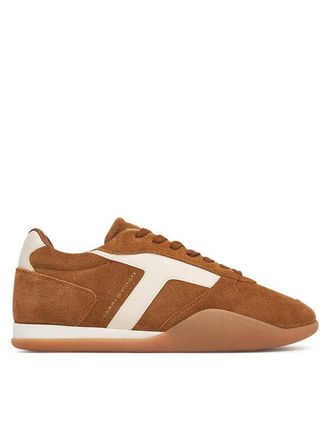 Tommy Hilfiger Sneakers Th Vintage Low Runner Suede FW0FW09621 Braun