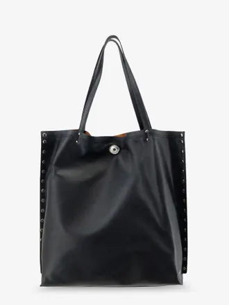 Zanellato Womens Leather Shopping Bag A Spasso Black Tote