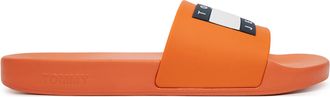 Tommy Jeans Pantoletten Tommy Jeans Tommy Jeans Pool Slide Ess EM0EM01191 Orange