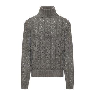 Amaranto Pullover mit Rollkragen - - Knitwear - Herren - Grau - M