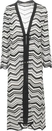 D.exterior Femme, Pulls, Multicolore, Taille: 36 FR Long Cardigan