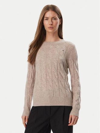 Tommy Hilfiger Pullover WW0WW43586 Beige Regular Fit