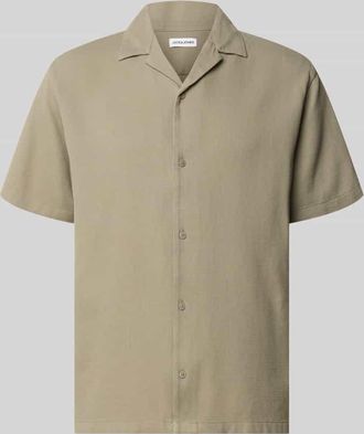 Jack & Jones Regular Fit Freizeithemd mit Strukturmuster Modell Global