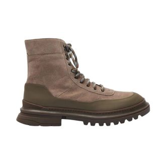 Scarosso Homme, Chaussures, Brun, Taille: 40 EU Bottines Federico Taupe en Daim