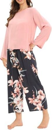 Generic Ensemble de salon pour femme - Ensemble dentra&icirc;nement pour femme - D&eacute;bardeur c&ocirc;tel&eacute; 2 - Tenue de sport taille haute - Short de yoga - Ensemble de v&ecirc;te