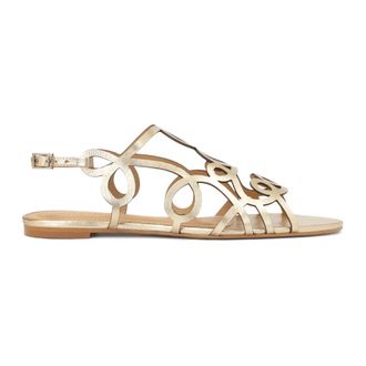 Kazar Goldene Sandalen mit feinem Muster - - Shoes - Damen - Gelb - 37 EU