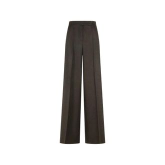 Max Mara Filato Pantalon Large - Femme - Pantalons - Brun - Taille: 32 FR