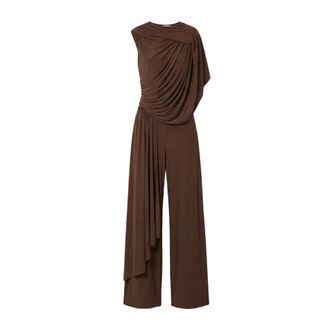 Lanvin Combinaison drap&eacute;e fluide - Femme - Combinaisons et Ensembles - Brun - Taille: 38 FR
