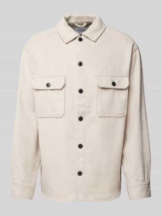 Jack & Jones Slim Fit Hemdjacke mit Kentkragen Modell BRADLEY