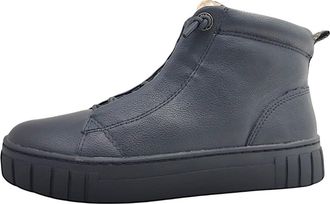 Marco Tozzi Damen Stiefeletten zum Schnüren ohne Absatz mit Reißverschluss, Schwarz (Black), 42 EU
