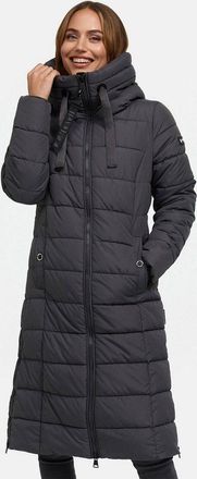 Navahoo Winterjacke Mondmaedchen Extra langer Schnitt mit seitlichen Bel&uuml;ftungs&ouml;ffnungen