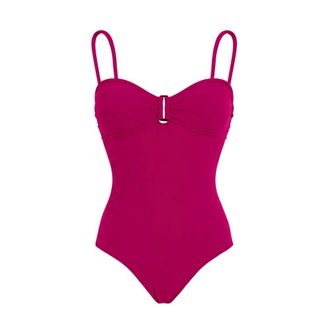 Vilebrequin Jacquard One-piece Swimsuit Roses - - Swimwear - Damen - Lila - L