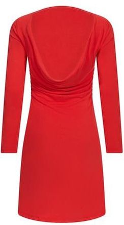 Topshop Robe courte dos nu manches longues