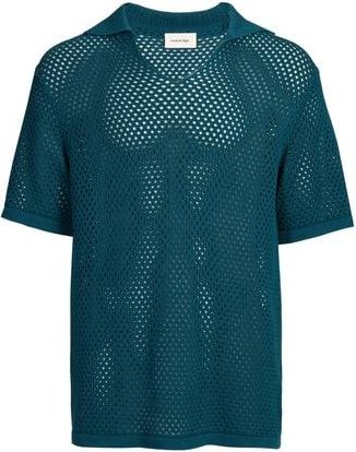 Saison 1865 Polo Holo &agrave; manches courtes en coton